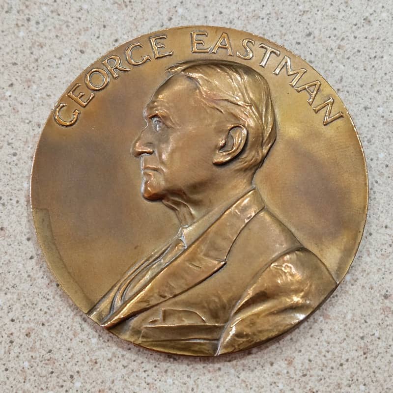 1951 George Eastman 25 Years Of Loyal Service Bronze Medallion ...